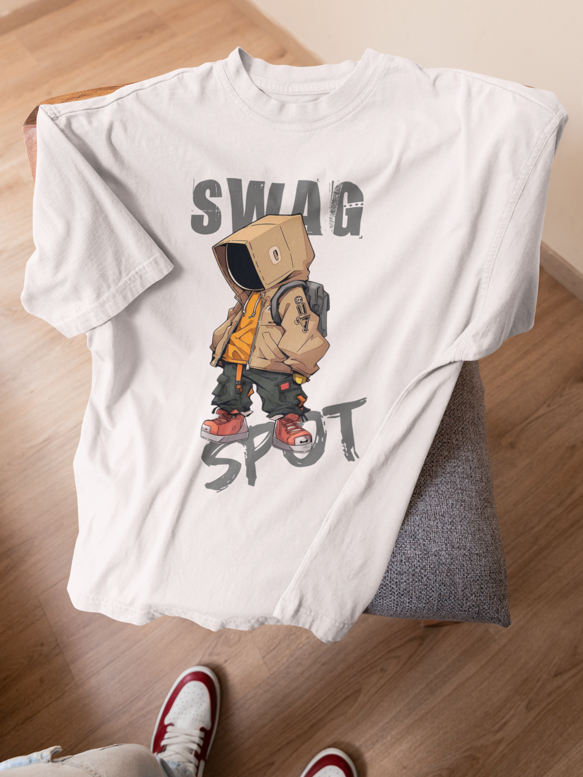 SWAG Graphic Printed Premium Unisex Oversized Classic T-Shirt – TheSwagSpot